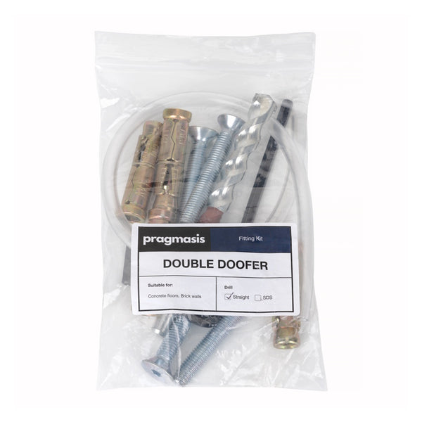 Double Doofer Ground Anchor Fitting Kit Only - Expanding bolts